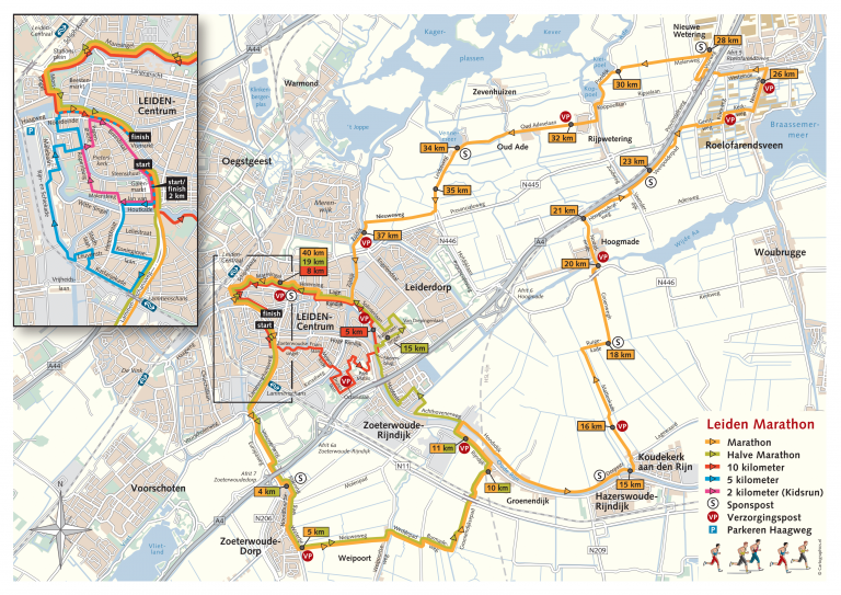 Parcours - Leiden Marathon